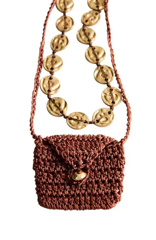 Mango Set Of 2 Knit Necklaces - Gold