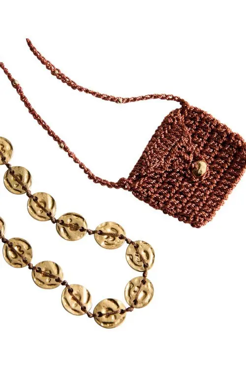 Mango Set Of 2 Knit Necklaces