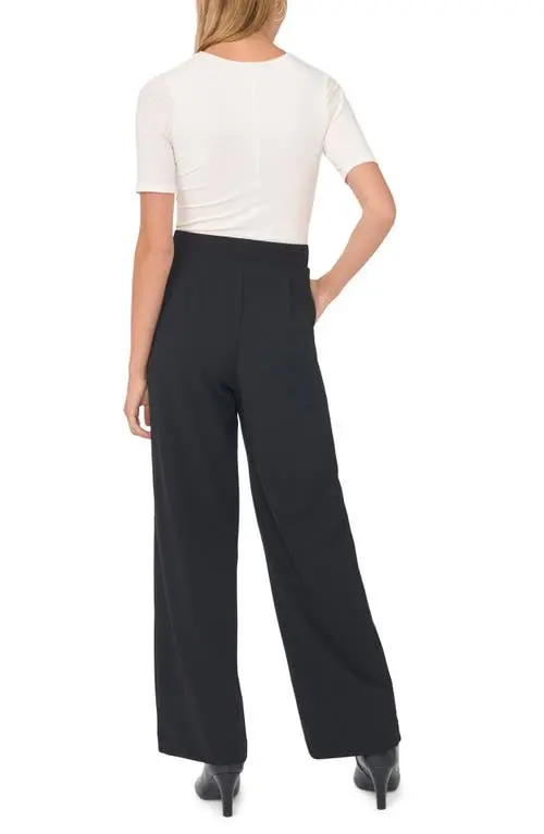 Vince Camuto Pintuck Wide Leg Pull-on Pants