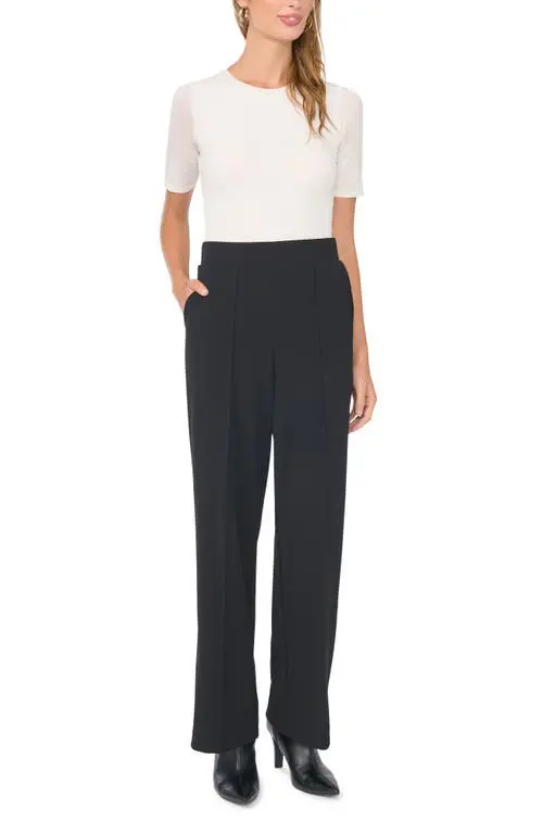 Vince Camuto Pintuck Wide Leg Pull-on Pants