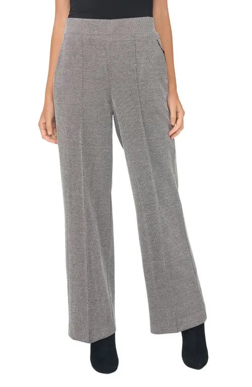 Vince Camuto Pintuck Wide Leg Pull-on Pants - Rich Black