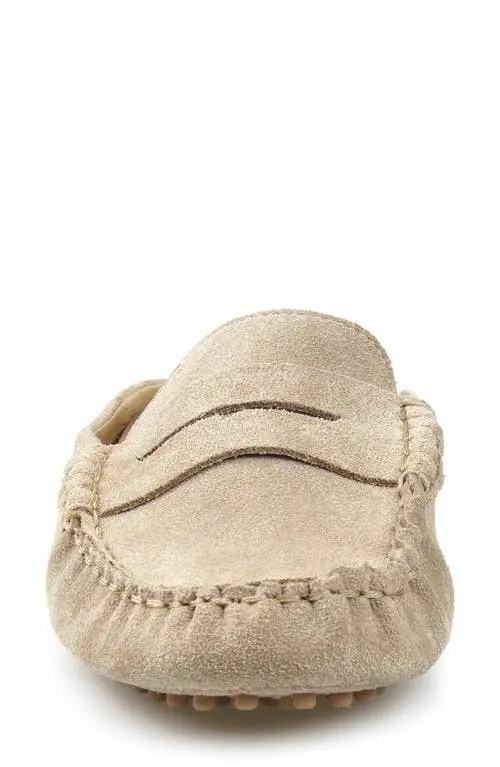 NATIONAL COMFORT Hawlie Flat Leather Mule - Nat Suede