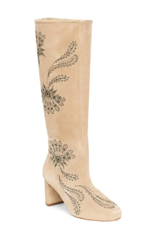 Cinq À Sept Dani Embroidered Knee High Boot