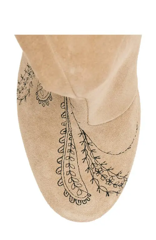 Cinq À Sept Dani Embroidered Knee High Boot