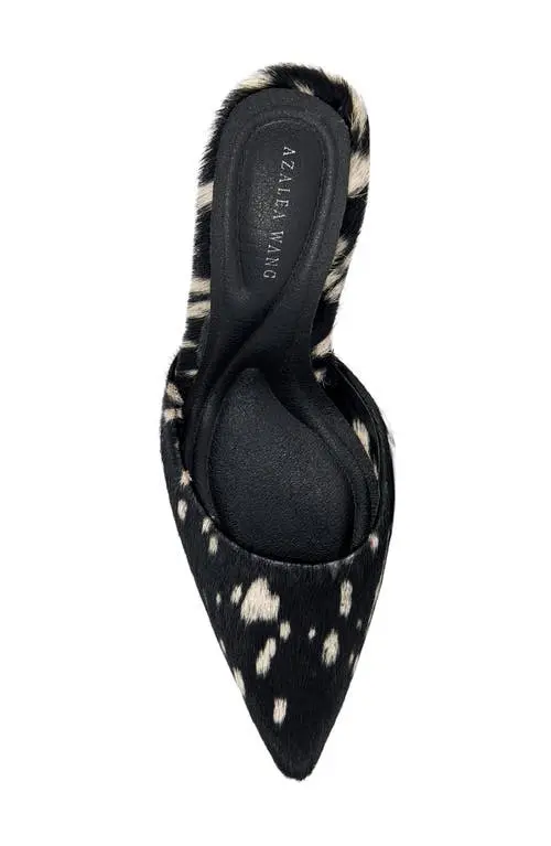 AZALEA WANG Cambie Calf Hair Mule