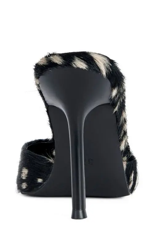 AZALEA WANG Cambie Calf Hair Mule