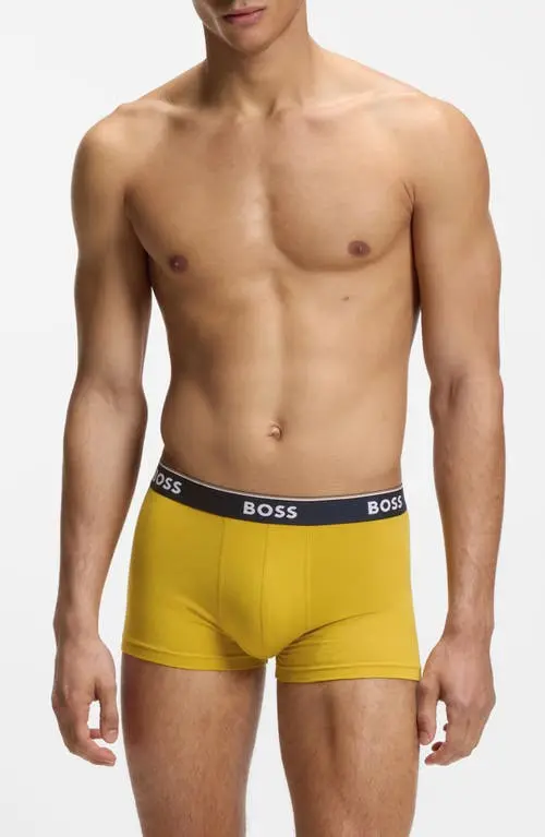 BOSS 3-pack Trunks - Open Green
