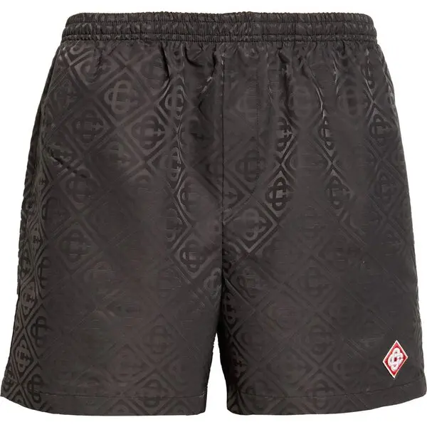 Casablanca Diamond Logo Jacquard Swim Trunks