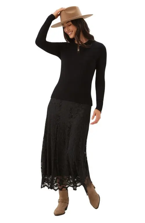 Karen Kane Lace Midi Skirt