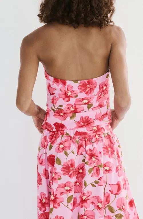 Mango Floral Halter Neck Top