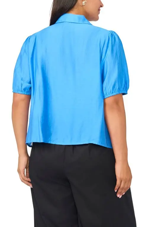 Vince Camuto Puff Sleeve Button-up Shirt