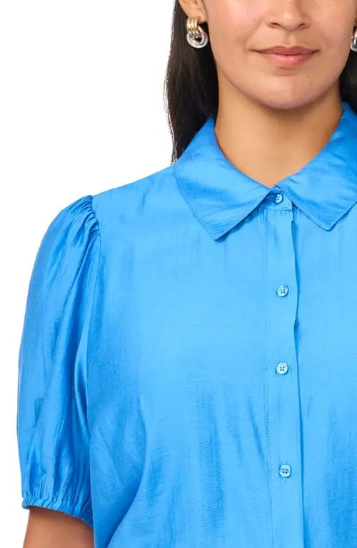 Vince Camuto Puff Sleeve Button-up Shirt