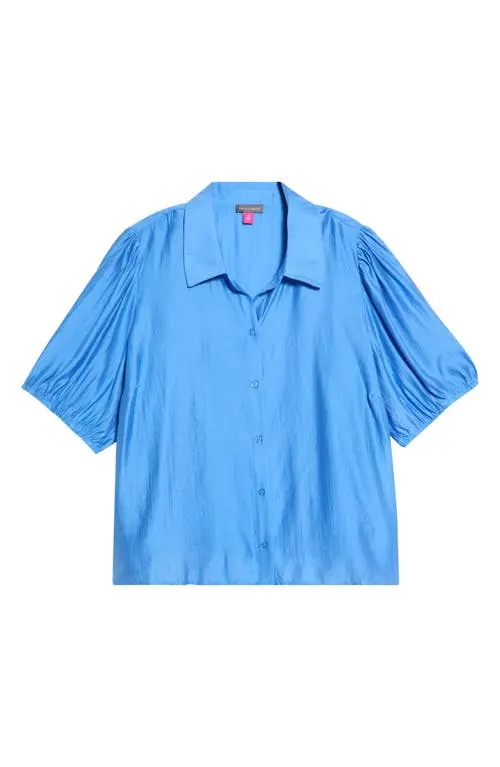 Vince Camuto Puff Sleeve Button-up Shirt