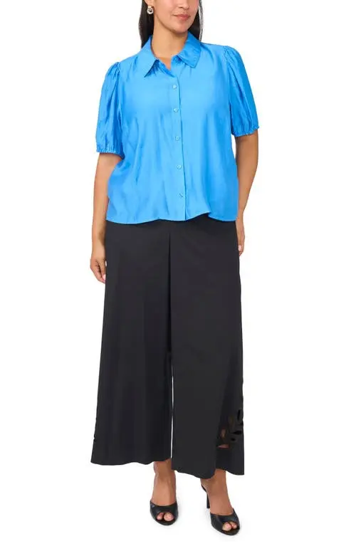 Vince Camuto Puff Sleeve Button-up Shirt