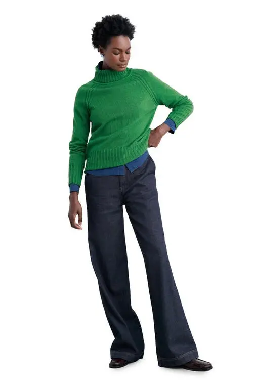 SEASALT CORNWALL Merino Wool Blend Turtleneck Sweater