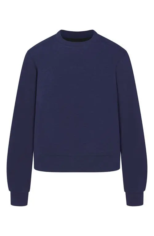 WILLIAMS ATHLETIC CLUB Lily Lightweight Crewneck Sweatshirt - Legacy Navy Blue