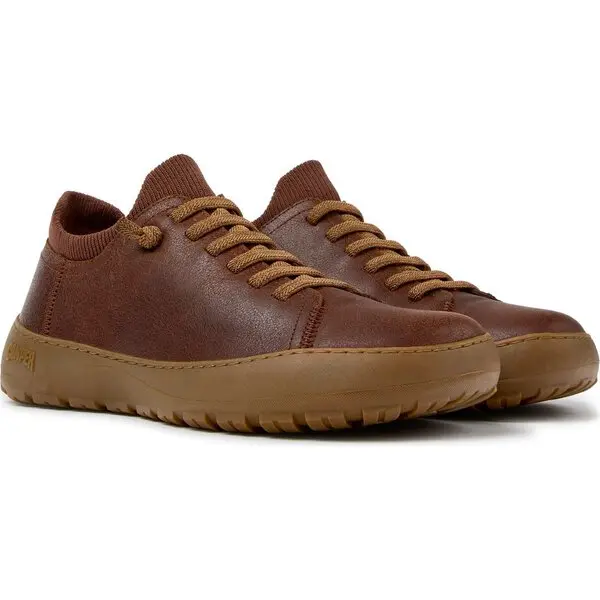 Camper Peu Serra Lace-up Shoe - Medium Brown