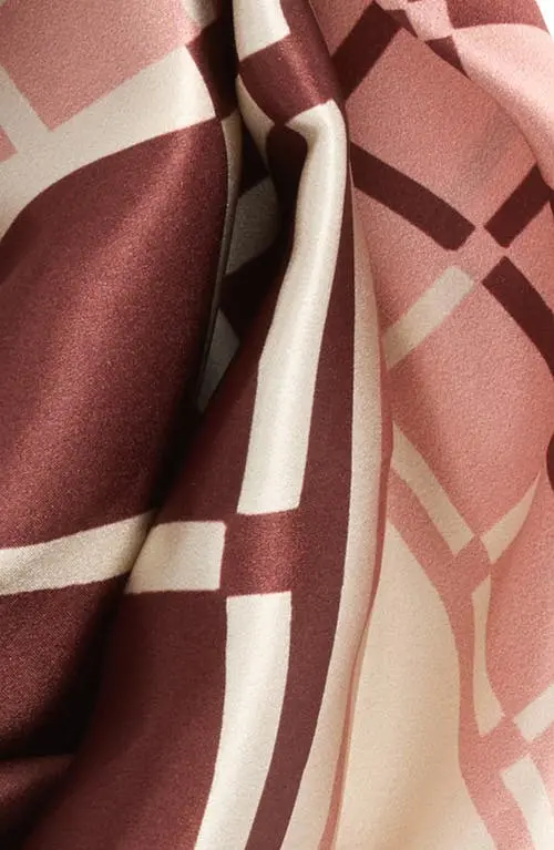 Rag & Bone Pop Geo Silk Scarf - Dustg