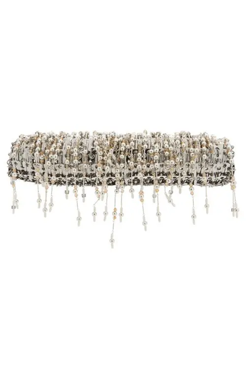 Rabanne 1969 Beaded Faux Pearl Shoulder Bag