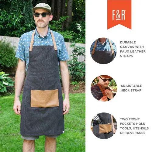 FOSTER & RYE Canvas Grilling Apron
