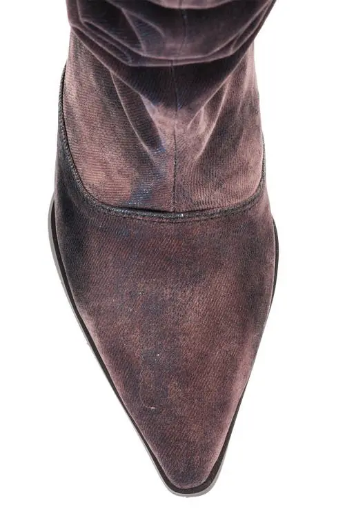 Seychelles Windswell Knee High Slouch Boot - Dark Blue