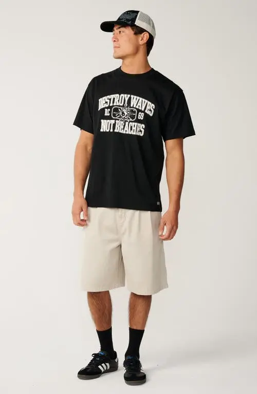 Rip Curl Disorder Destroy Cotton Graphic T-shirt