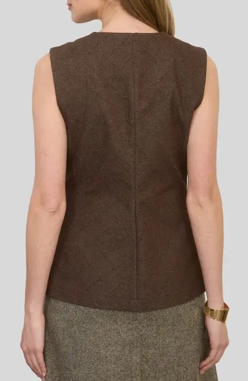 ZOE AND CLAIRE Diamond Quilted Vest
