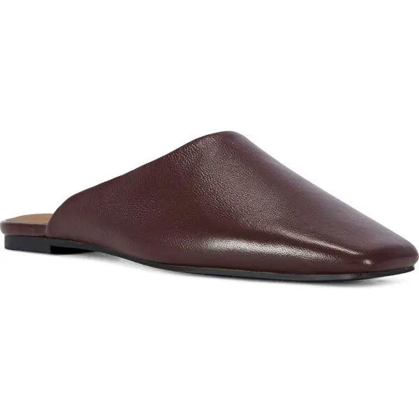 AZALEA WANG Raphael Flat Mule - Chocolate