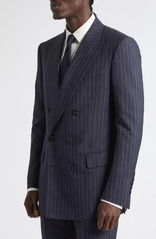 TOM FORD Chalk Stripe Double-breasted Sport Coat