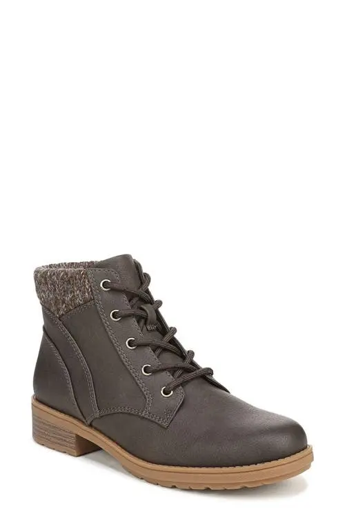 Dr. Scholl'S Daphne Bootie With Knit Collar - Dark Brown