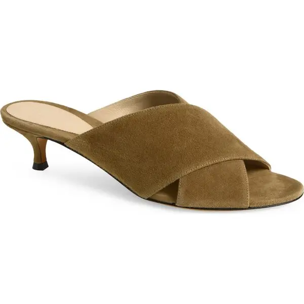 Le Monde Beryl Luca Kitten Heel Slide Sandal