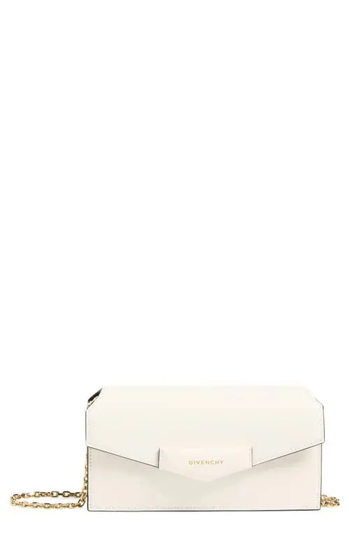 Givenchy Antigona Wallet On A Chain - Ivory