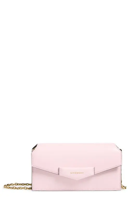 Givenchy Antigona Wallet On A Chain - Light Pink