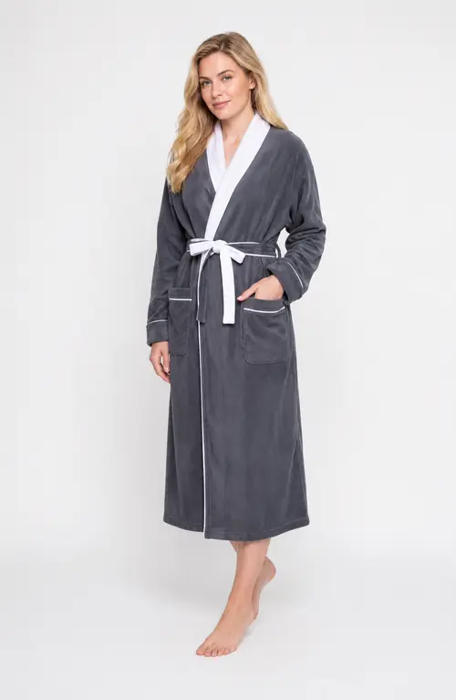 WRAPPED IN A CLOUD Spa Robe - Gray