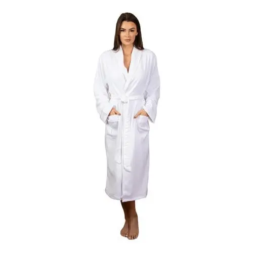 WRAPPED IN A CLOUD Spa Robe - White