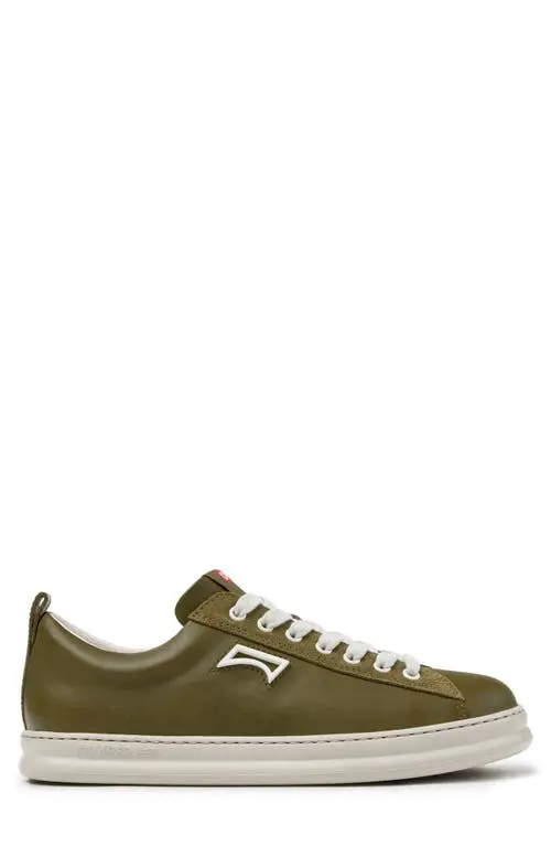 Camper Runner Four Leather Low Top Sneakers - Dark Green