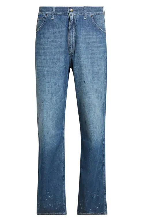 MAISON MARGIELA Stained Straight Leg Jeans