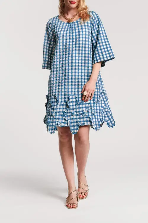 FRANCES VALENTINE Zennia Mini Dress Gingham
