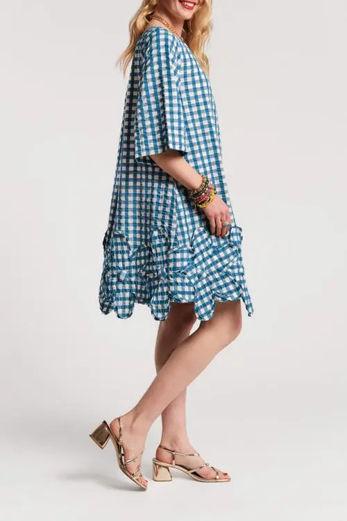 FRANCES VALENTINE Zennia Mini Dress Gingham