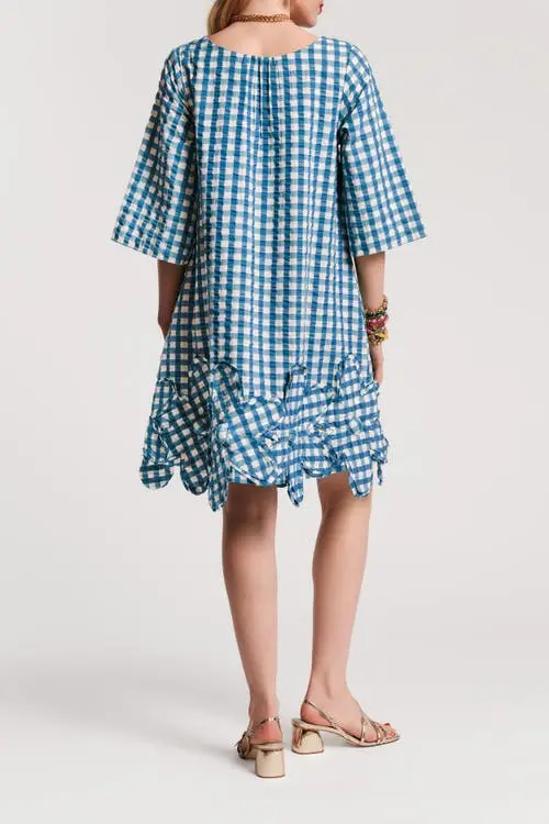 FRANCES VALENTINE Zennia Mini Dress Gingham