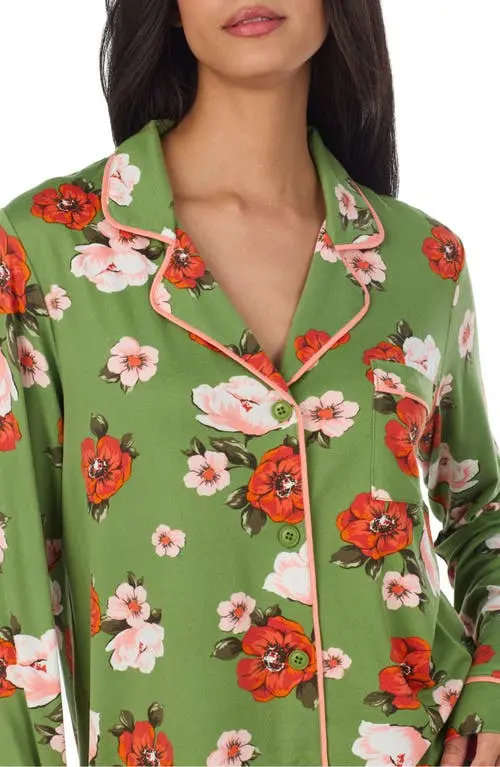 ROOM SERVICE Print Pajamas - Green/floral