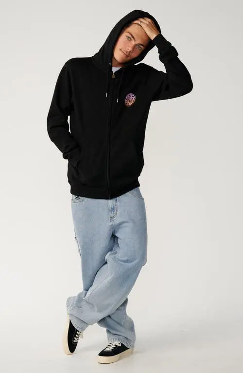 Rip Curl Wettie Passage Icon Zip Hoodie - Black