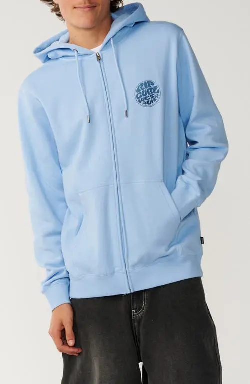 Rip Curl Wettie Passage Icon Zip Hoodie - Blue Bell