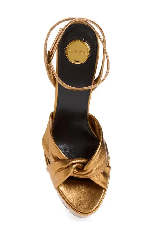 Saint Laurent Franciane Platform Sandal