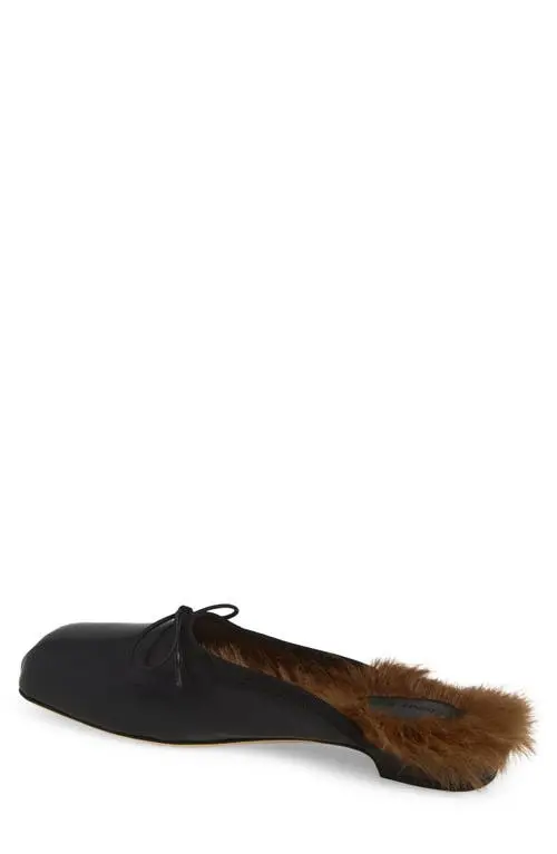 Simone Rocha Faux Fur Lined Mule
