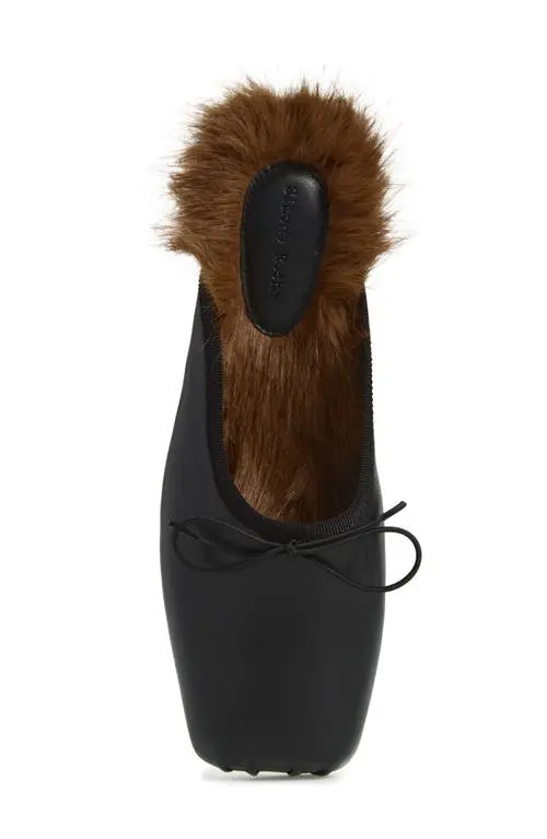 Simone Rocha Faux Fur Lined Mule