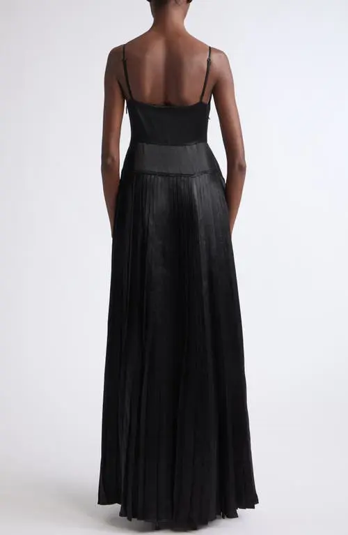 JASON WU Cowl Neck Peplum Satin Gown