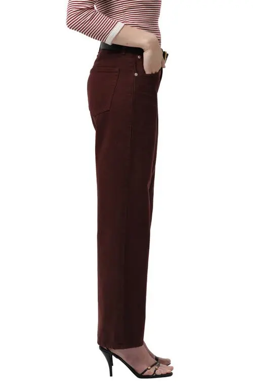 Citizens Of Humanity Lindz Straight Leg Jeans - Burgundy