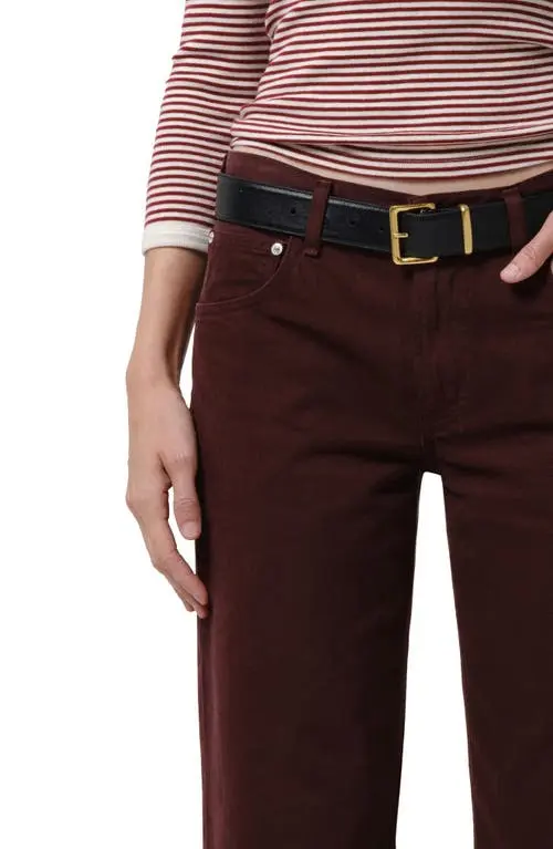 Citizens Of Humanity Lindz Straight Leg Jeans - Burgundy