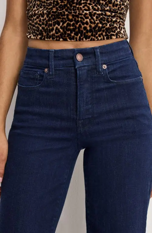 Good American High Waist Wide Leg Jeans